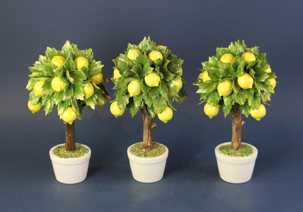 Capodimonte Pottery Lemon Trees