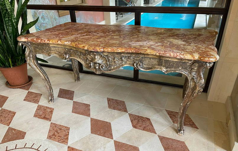 Italian Marble Top Table