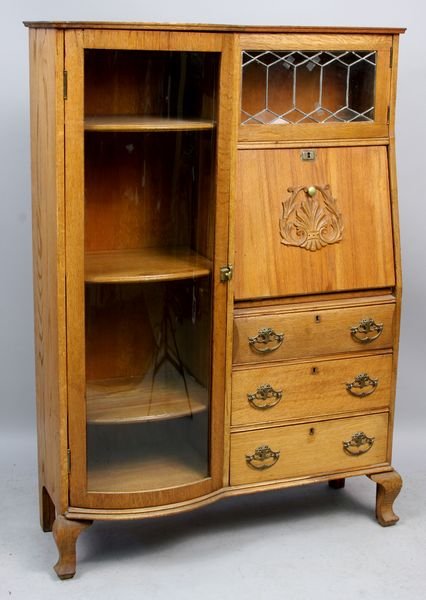 3360: Oak Side by Side Larkin Desk