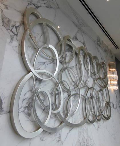 Christopher Guy Tordu Silvered Wood Sculpture