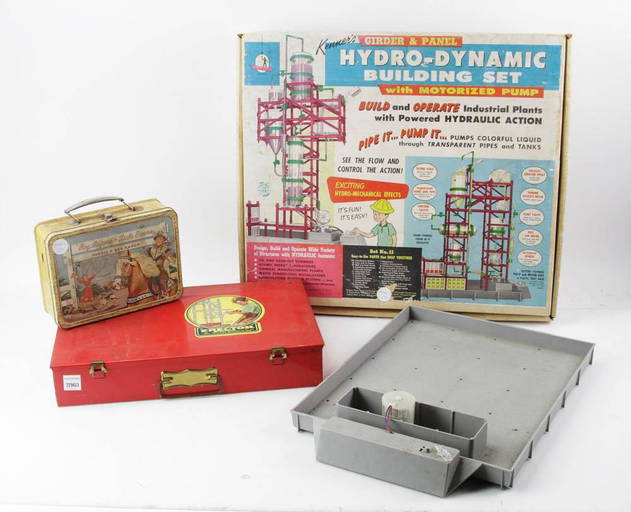 Vintage Lunchbox, Kenner Building Set, Erector