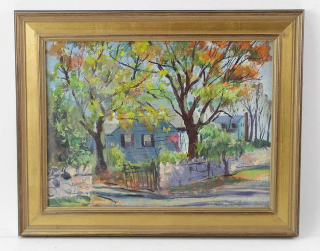 Russ Webster, President St, Lynn, Oil on Board (#0601) on Jan 07, 2023 ...