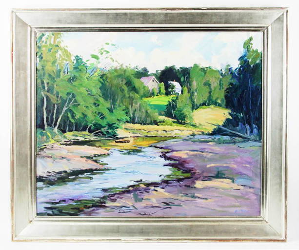 Eric Tobin, Summer 2000, Oil on Canvas (#1268) on Jan 08, 2023 ...