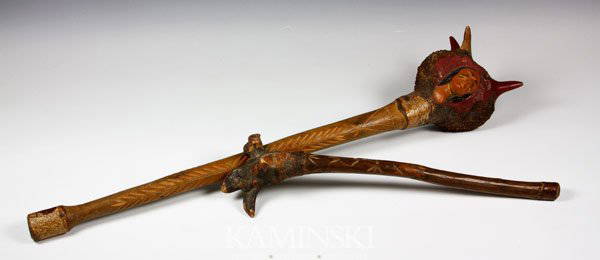 2 Penobscot Tribe Root Clubs