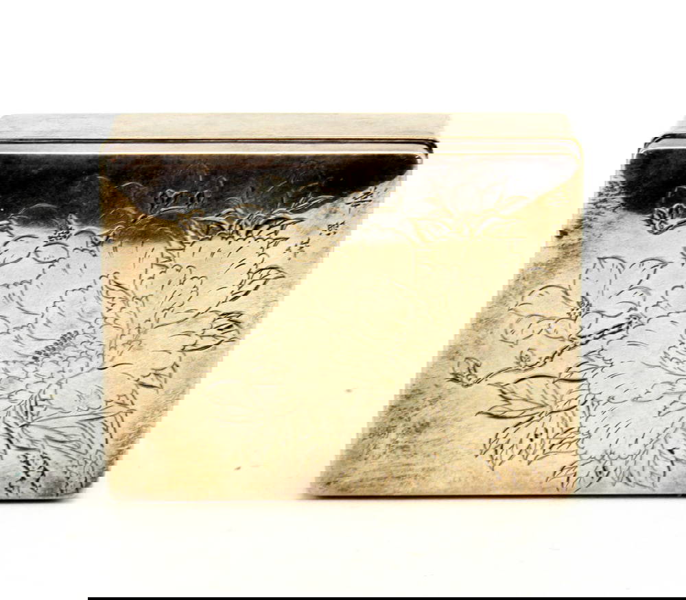 A Japanese Silver Box Auction