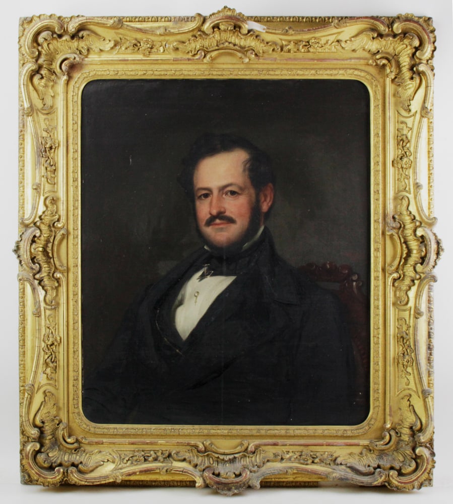 George P. A. Healy, Portrait Of Gentleman Auction