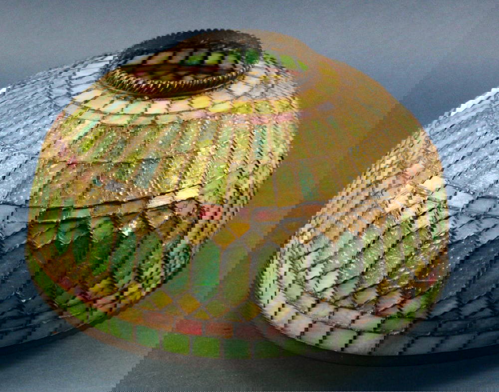 Antique Leaded Glass Lamp Shade Auction