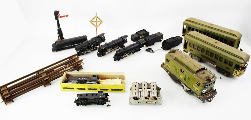 Assorted Toy Train Items Auction