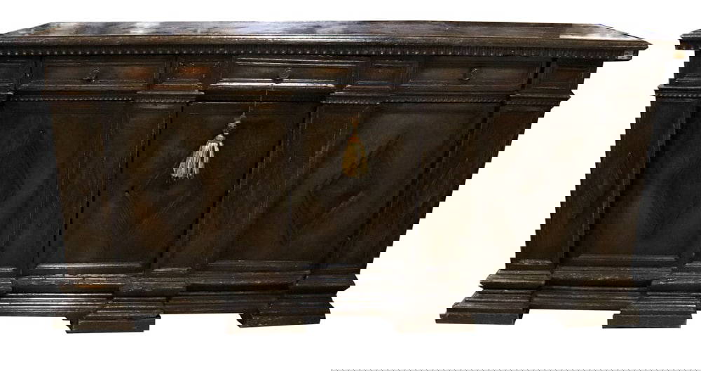 17thc Italian Walnut Credenza Auction
