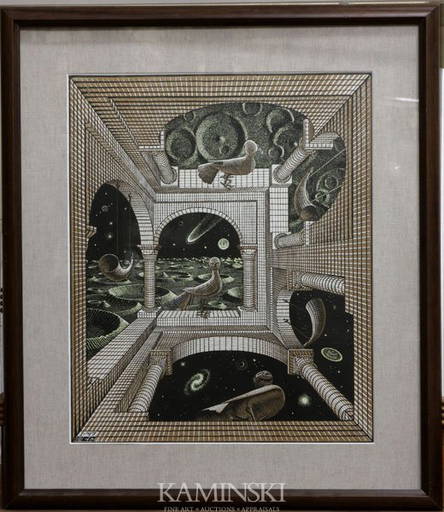 M.c. Escher Lithograph