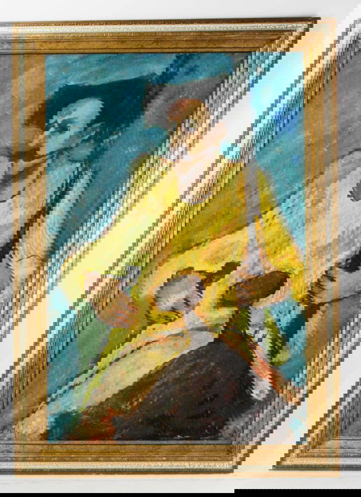 Don Purdy, Don Quixote, Oil On Masonite Auction