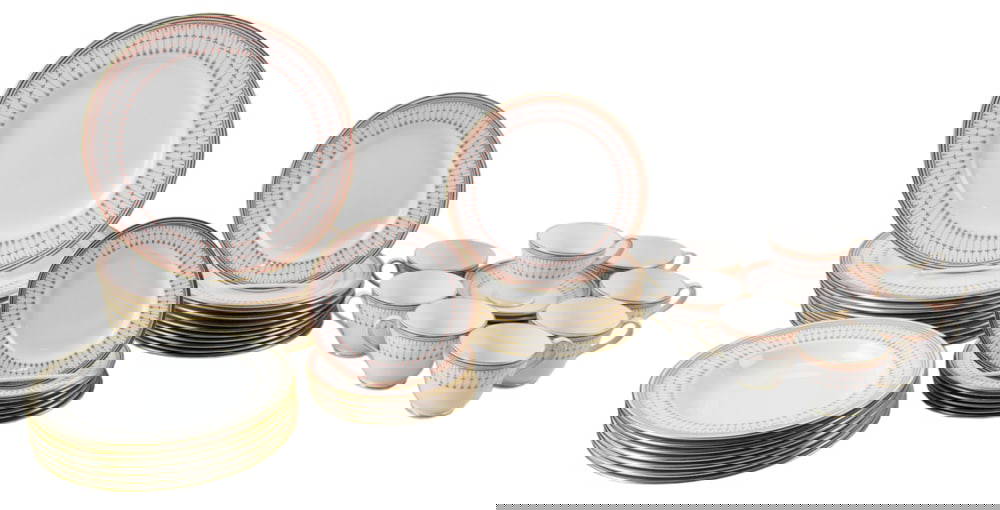 English Spode China, Kensington, Queen's Gate Auction