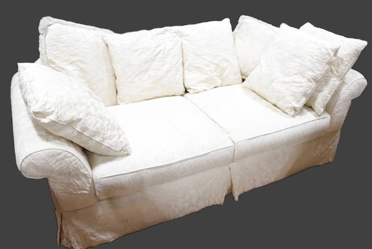 Floral Cream And Ivory Color Sofa