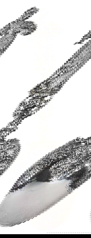 English Sterling Elaborate Figural Serving Spoon Auction