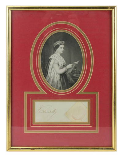 Queen Victoria Autograph Signature, Royal Seal