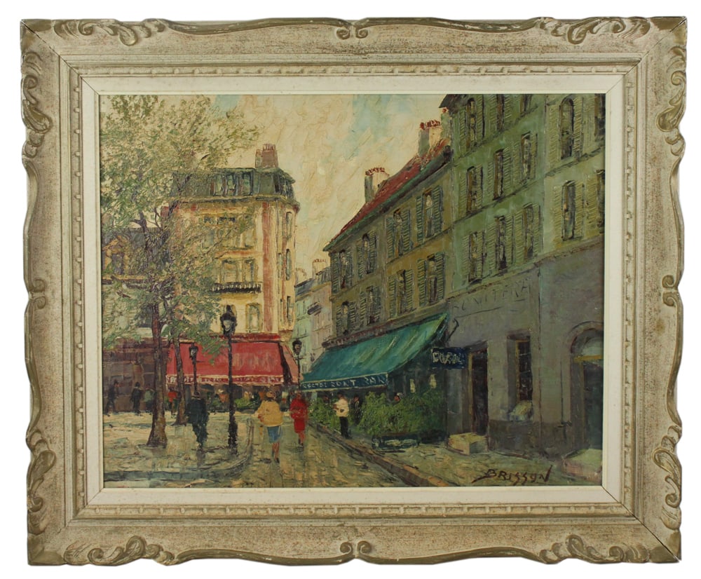 Maurice Brisson, Paris Street Scene, Oil On Canvas - Jul 26, 2025 ...