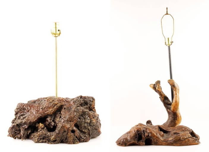 2 Mid C. Ca Root Lamps