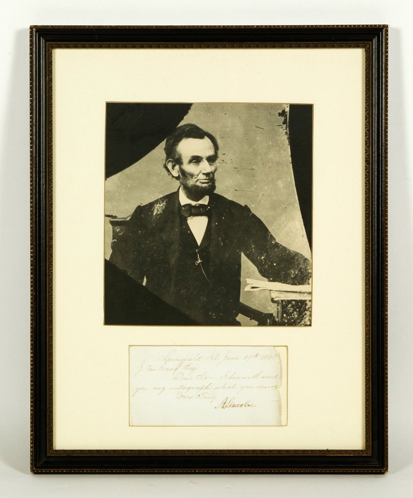 Abraham Lincoln Signature