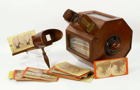 Tabletop Stereoscopic Viewer C. 1860