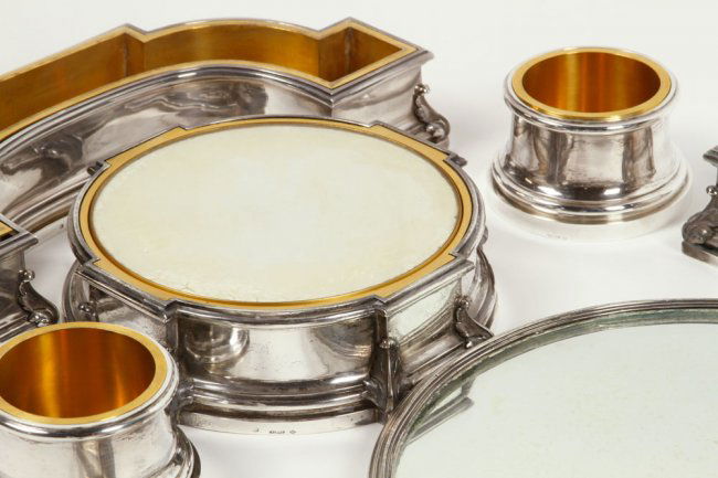 French Silver Table Garniture Set : Lot 2272