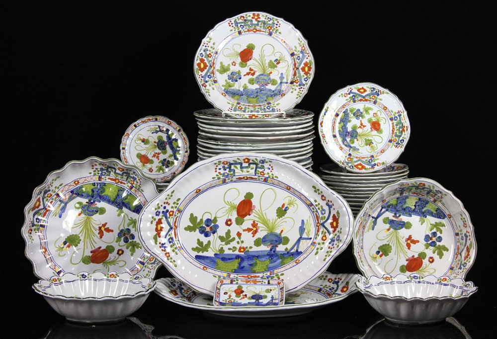 Lot of Faenza Garofano Italian Pottery
