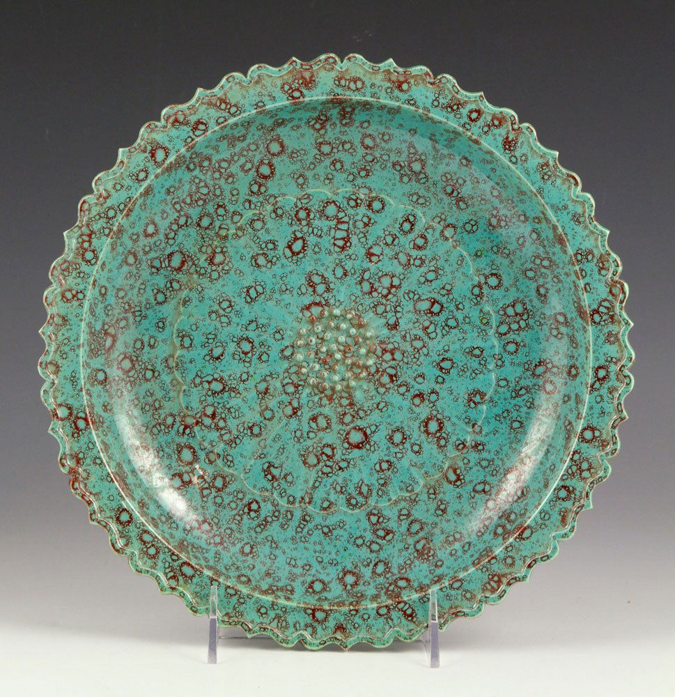 Chinese Tea Glazed Plate