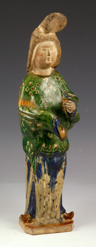 Tang Dynasty Sancai Figure - Apr 09, 2016 | Kaminski Auctions in MA