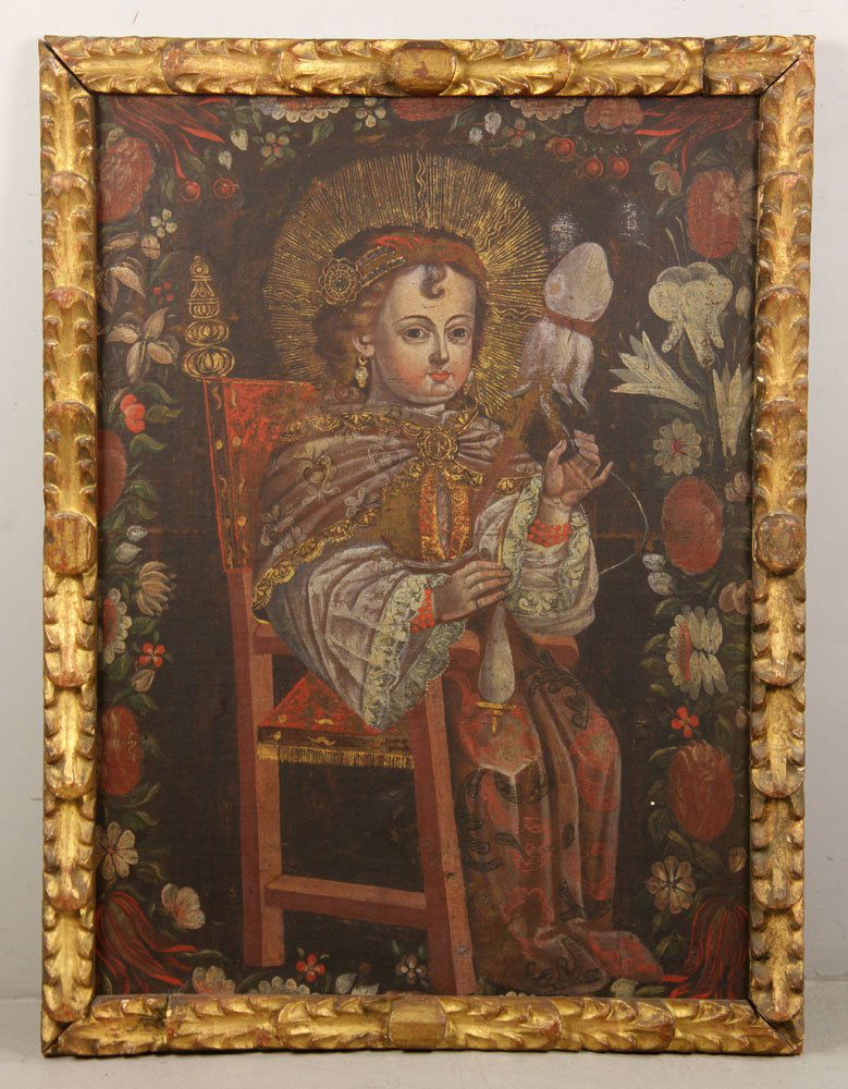 15th C. Cuzco School Painting