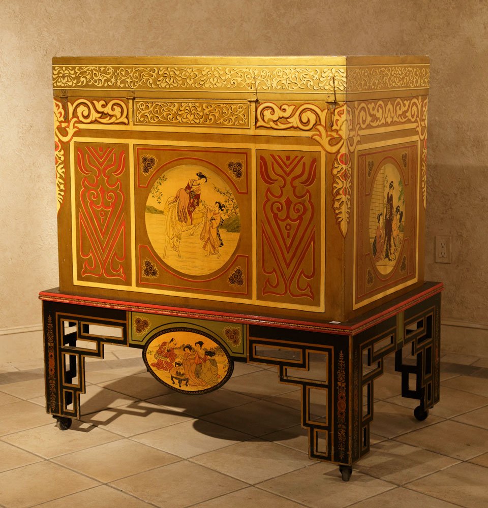 "Tip Over Trunk" Magic Illusion