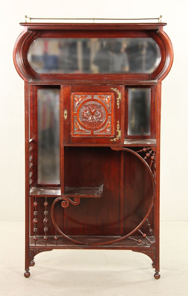 Victorian Eastlake Fancy Curio Cabinet