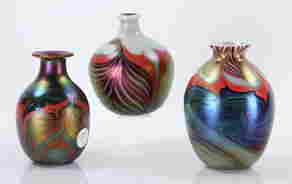 STEVEN LUNDBERG ART GLASS VASE - SIGNED - Jun 02, 2013 | Manor Auctions ...