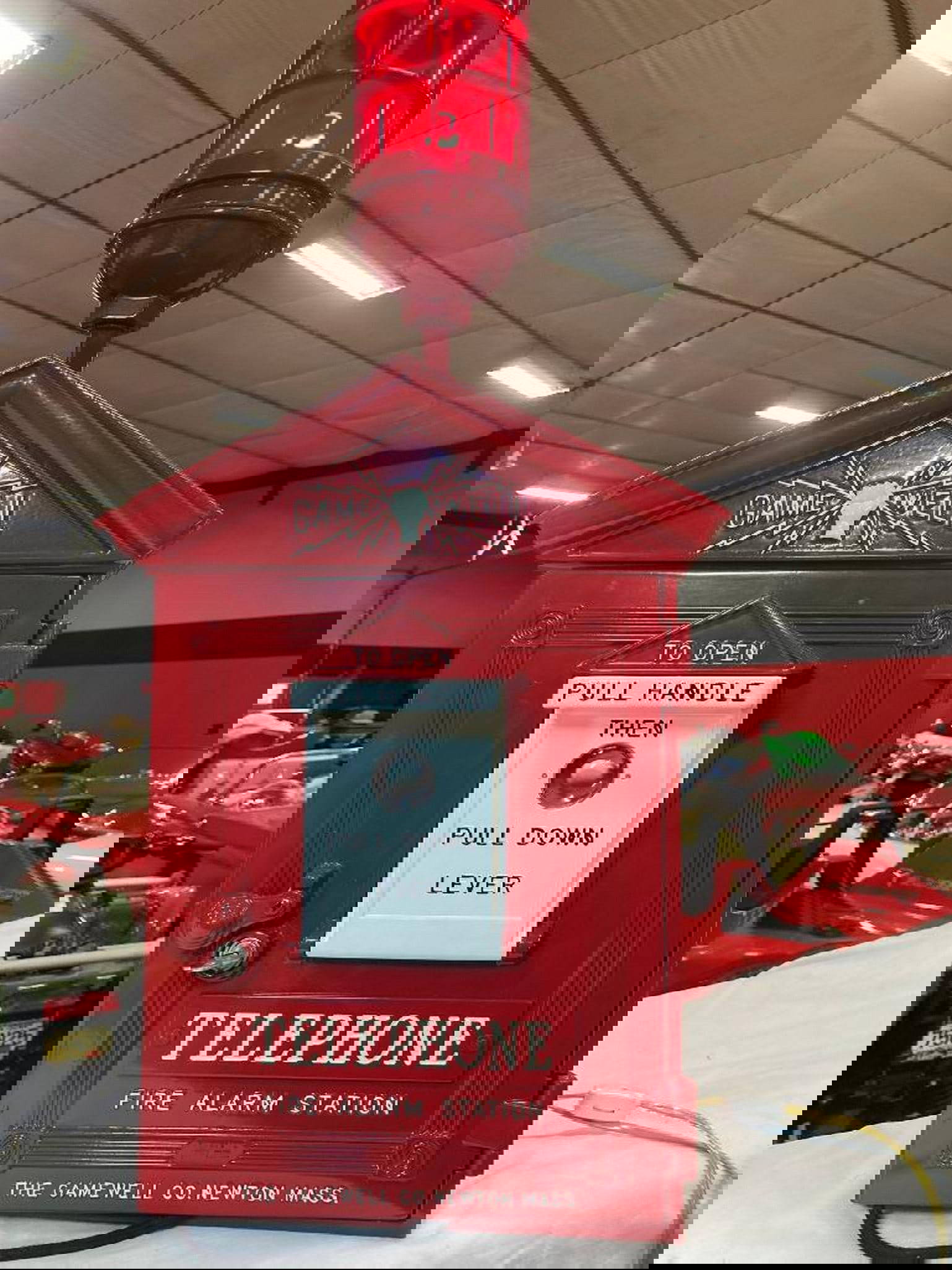 1920's Fire Alarm/police Telephone Call Box Auction