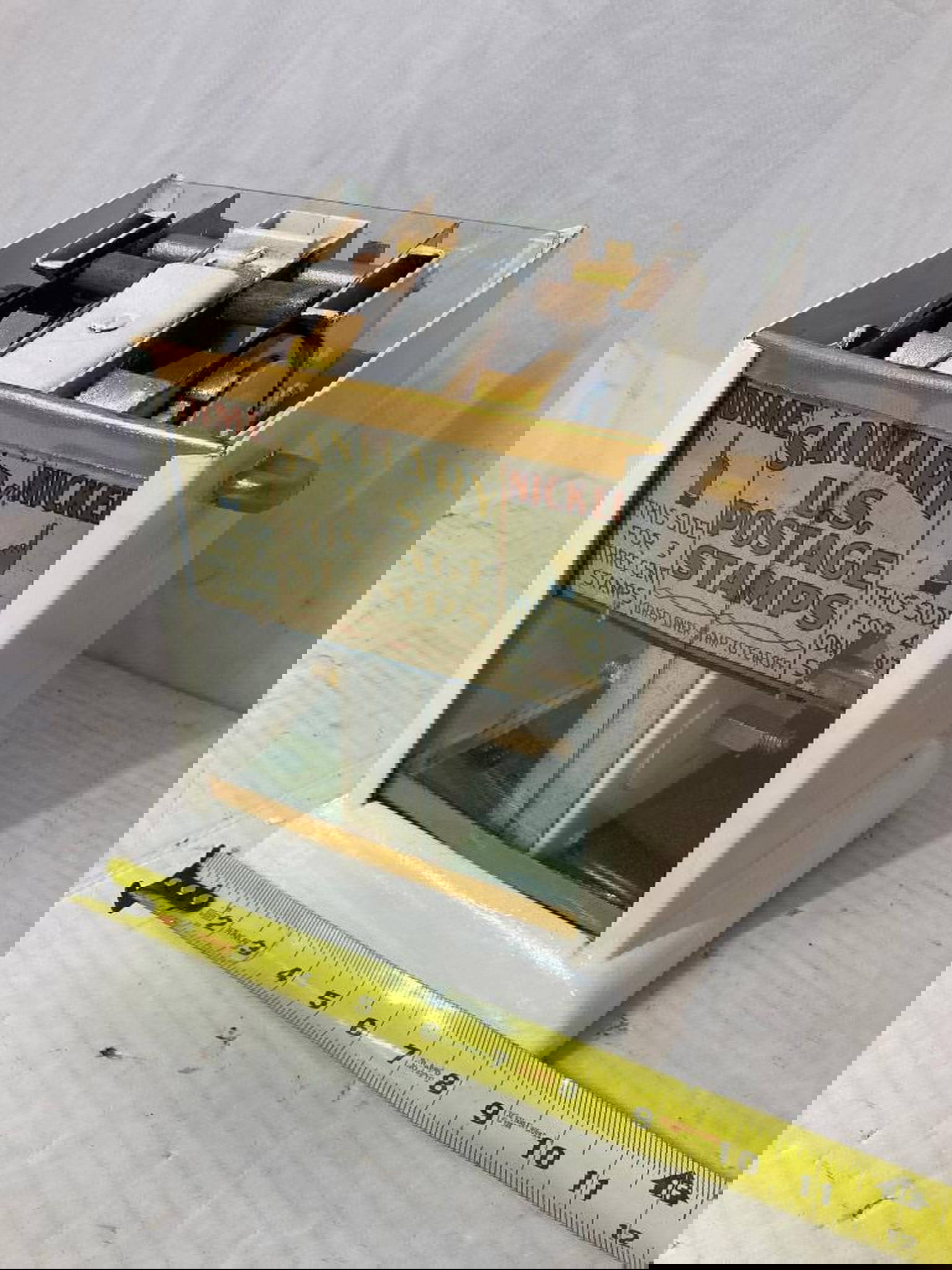 1930's "schermack" Dual Unit Stamp Vending Machine Auction