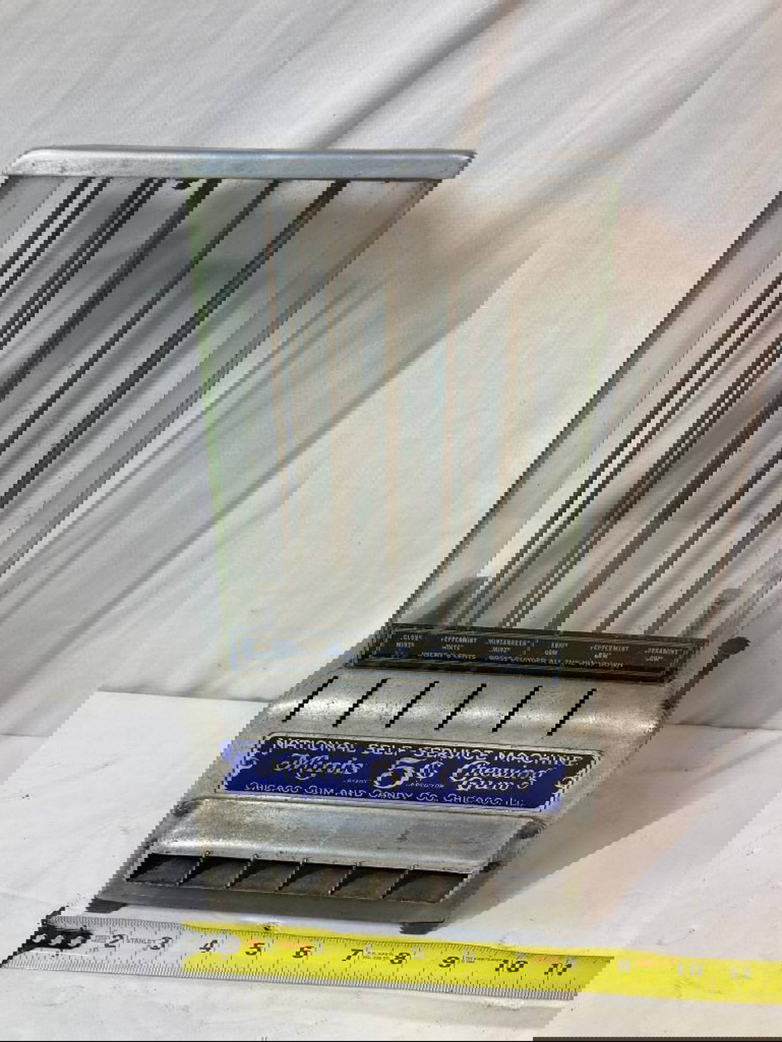 1920's "5 Cent National Self Service Mints & Gum" Machine Auction