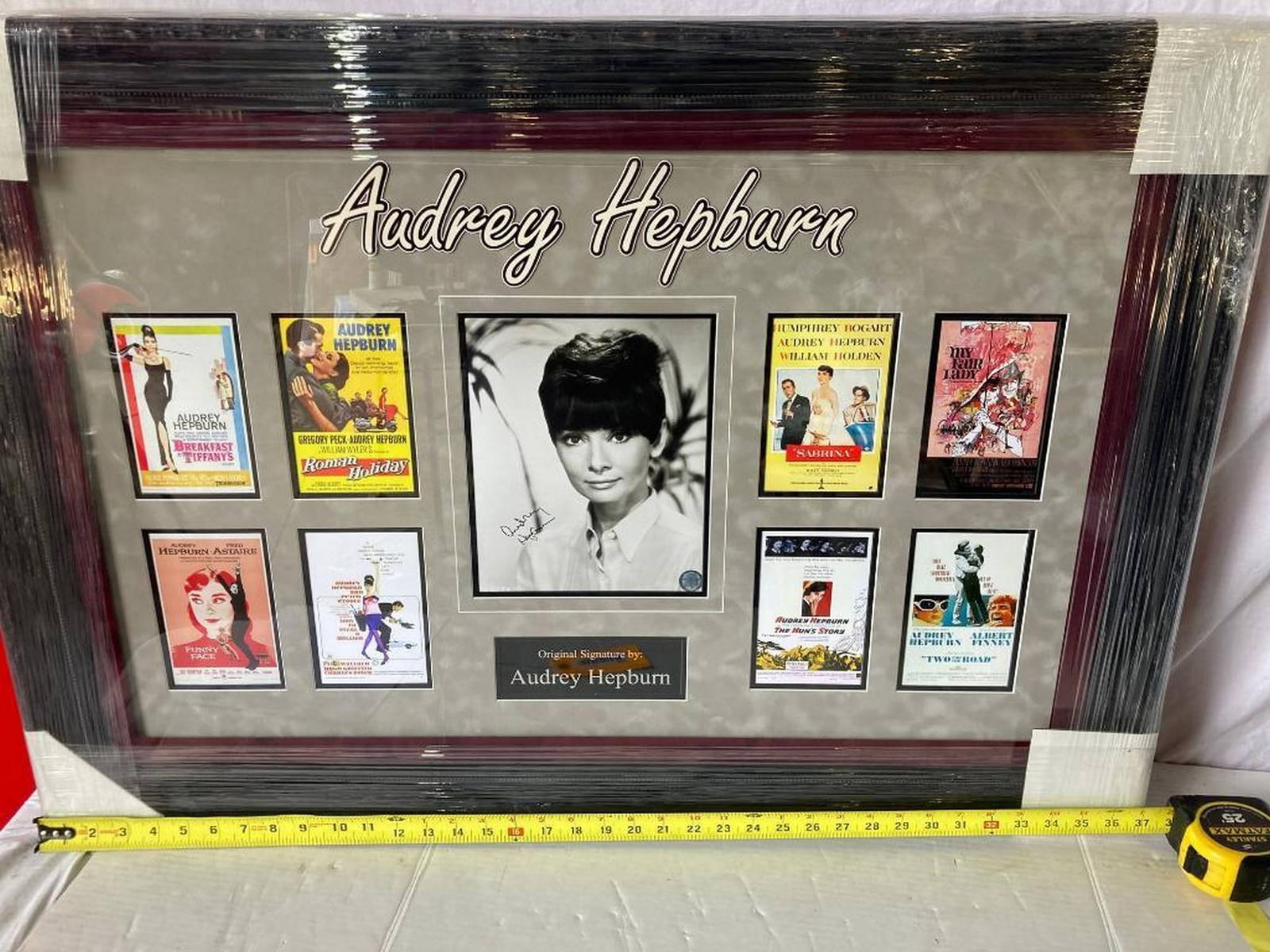 Audrey Hepburn Signed Photo Frame Auction