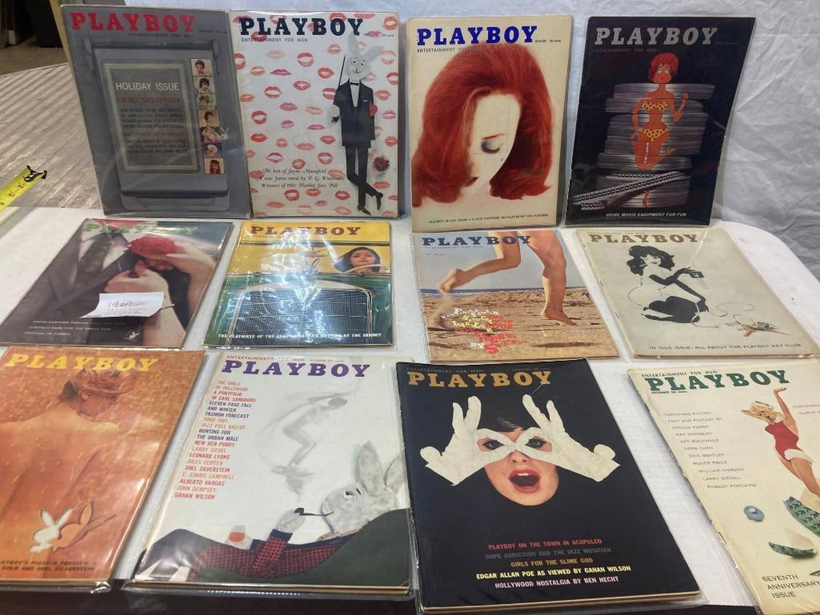 1960 Playboy Magazines Complete Set Of 12 Auction