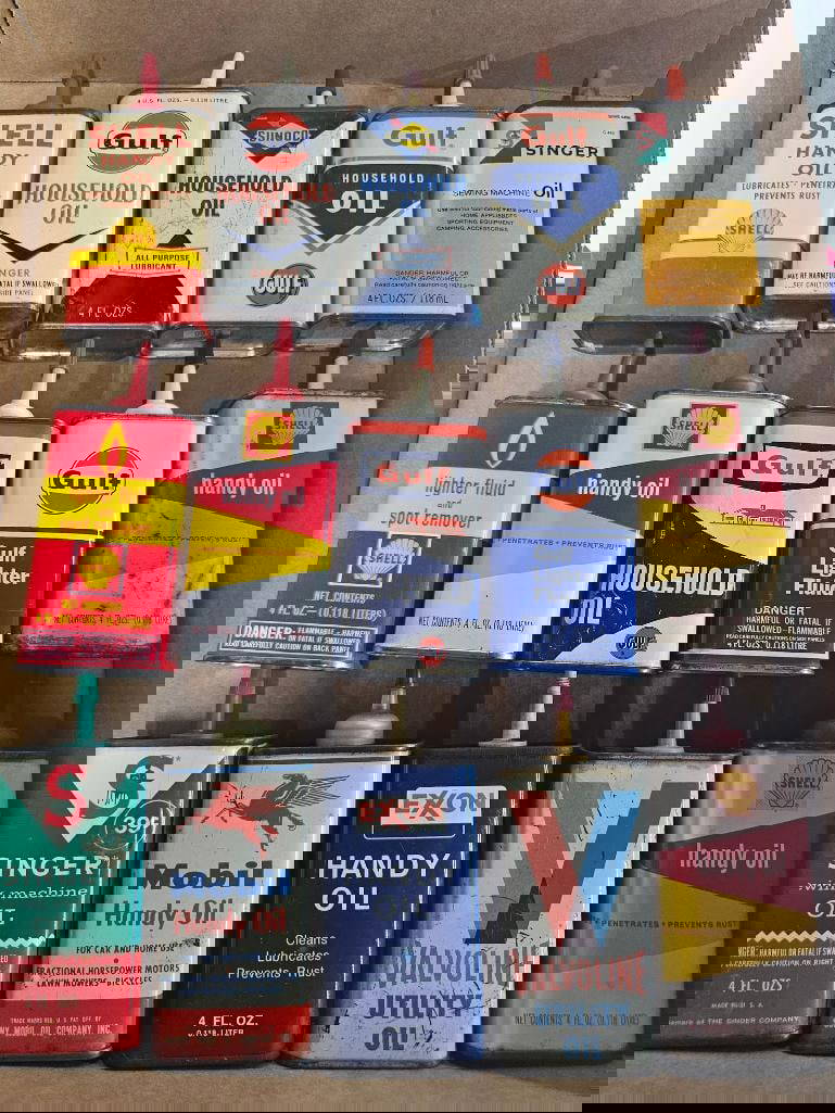 Oil Can Collection In Flat Auction