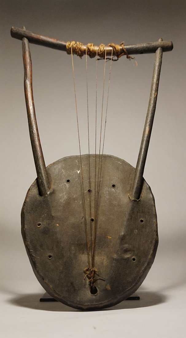 Antique Ethiopian Lyre / Harp Musical Intrsument