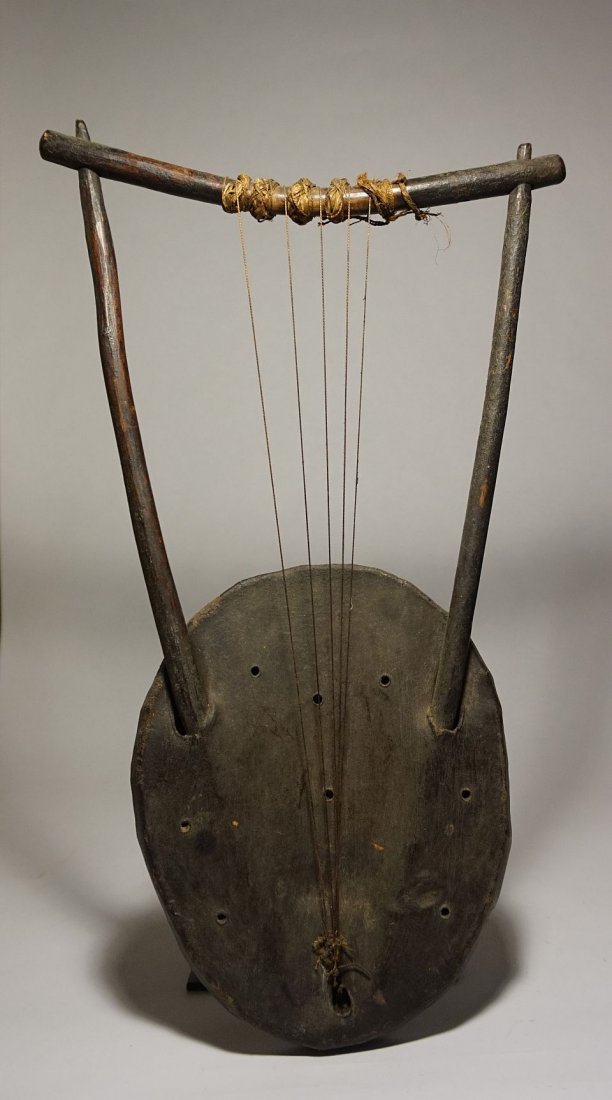 Antique Ethiopian Lyre / Harp Musical Intrsument