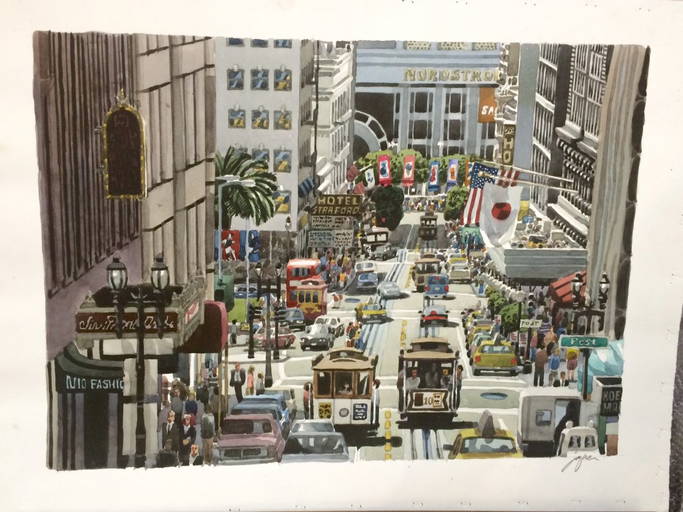 "powell Street To Nordstrom" By Joe Jaqua