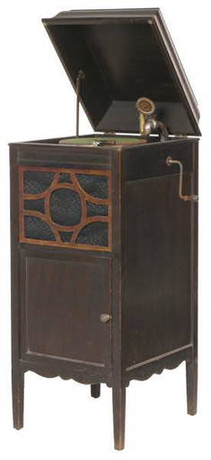 C. Early 1900's Floor Model Edison Record Player. M