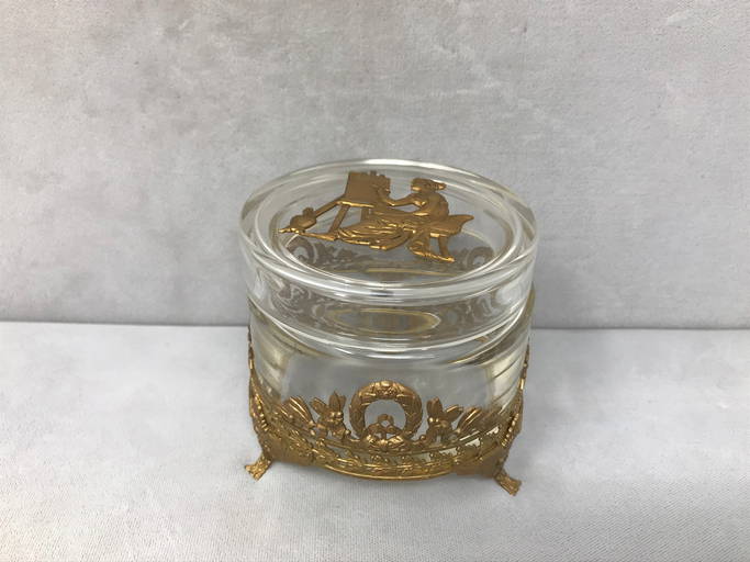 Antique French Napoleon Iii Bronze Casket