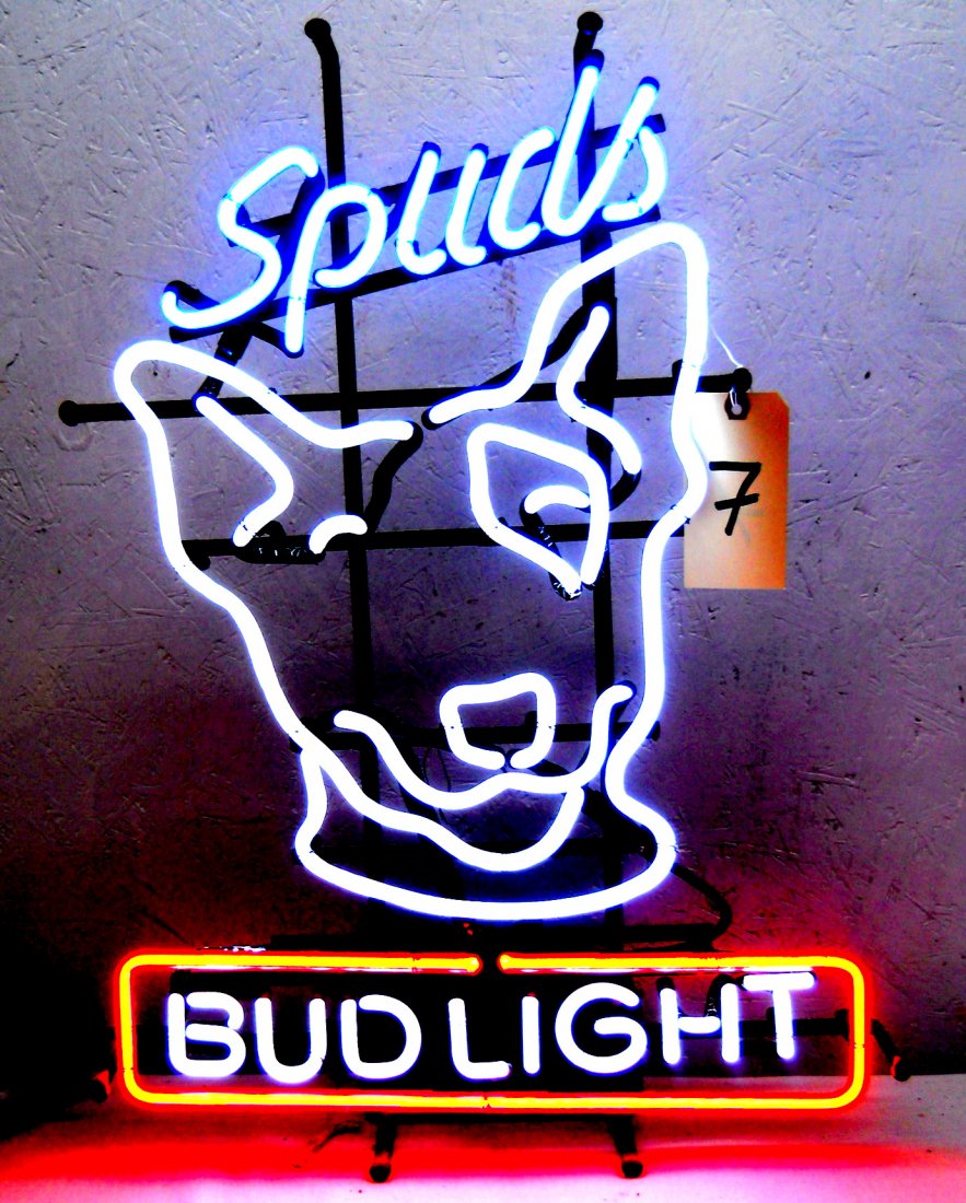 BUD LIGHT Neon Sign -Spuds Mackenzie - Nov 15, 2014 | George L. Vaught ...