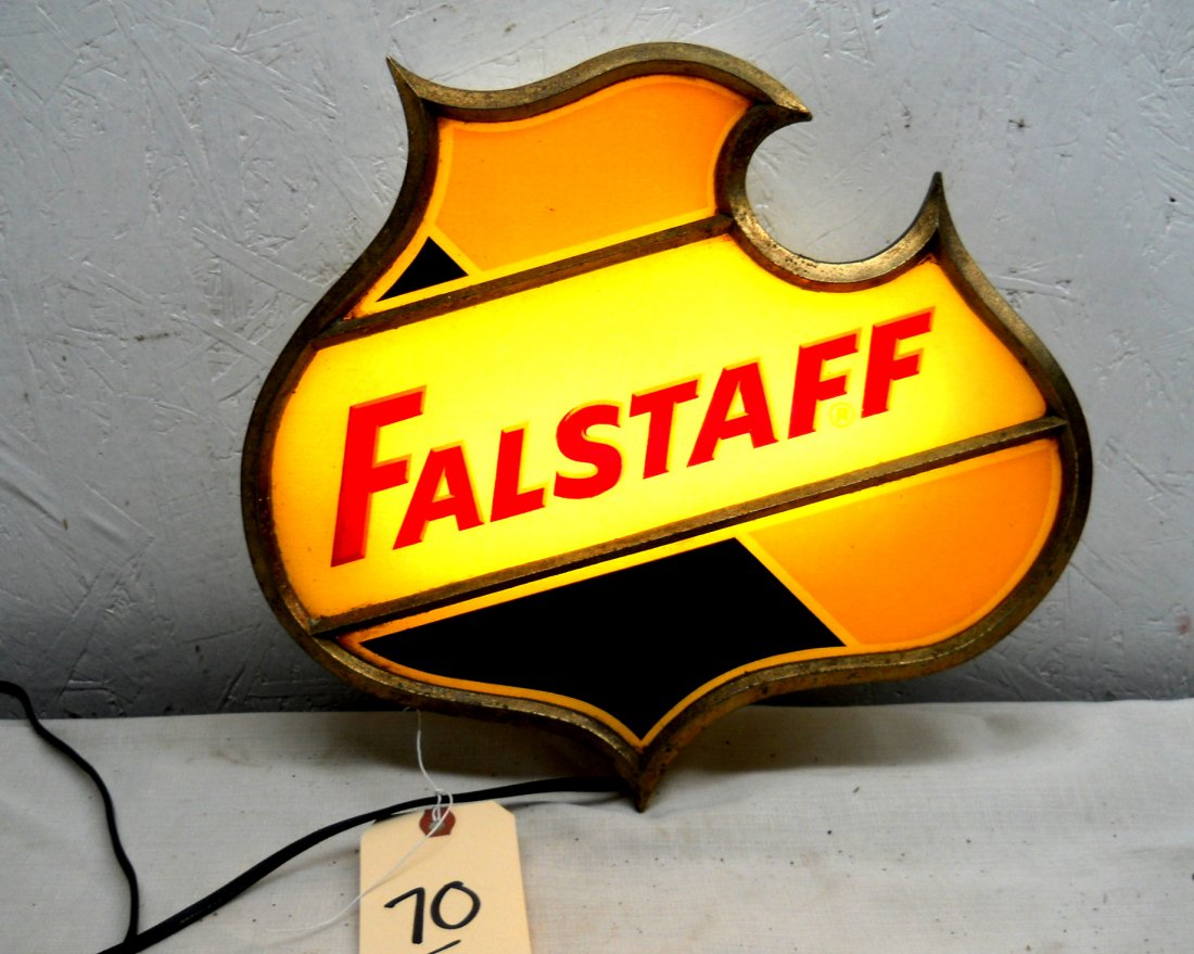 Falstaff Beer Light Wall Sign