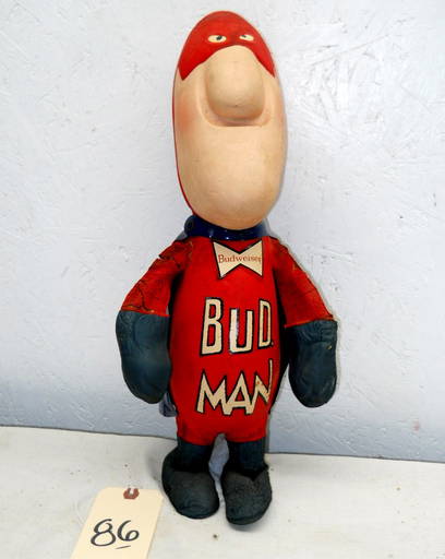Budweiser Beer Bud Man Doll