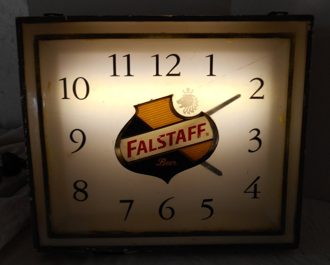 FALSTAFF BEER Clock
