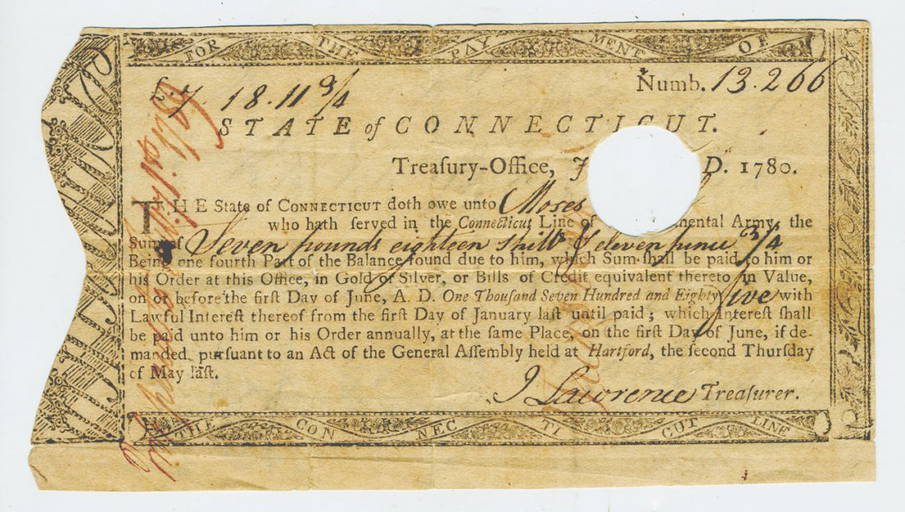 Three 18th C. Cancelled Promissory Notes