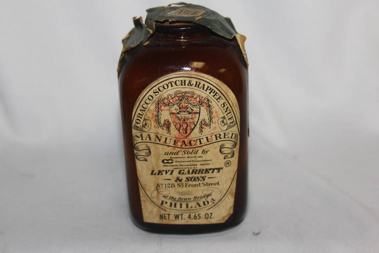 A Vintage Levi Garrett And Sons Snuff Bottle