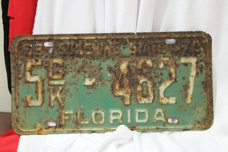 A 1969-1970 Florida License Plate (#53489) on Apr 02, 2022 | Lakeland ...