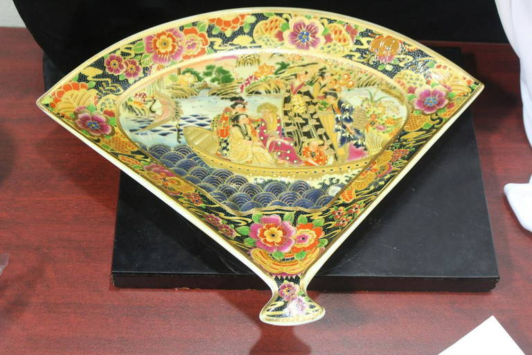A Royal Satsuma Fan Plate - May 28, 2022 | Lakeland Antique Bazaar in FL